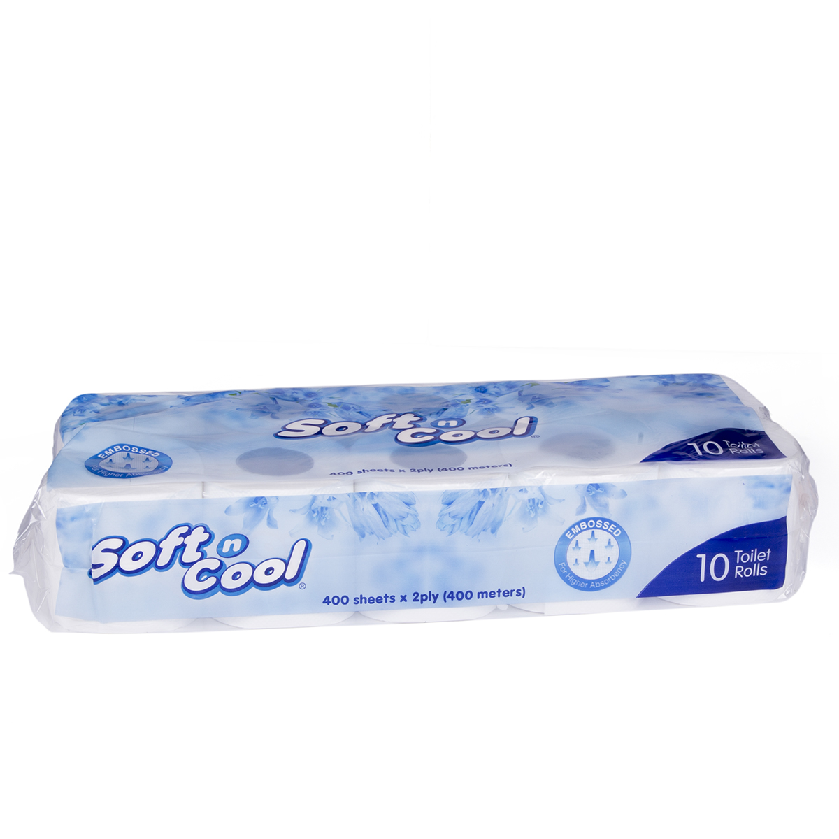 Soft n Cool-Toilet Roll 400 Sheets Pack of 10 Rolls ( 10 Packs Per Carton ) - Sinaha Platform